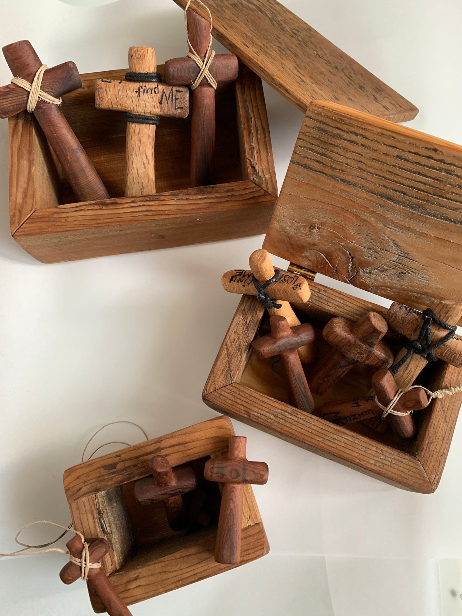 Handcrafted Small Wooden Cross With Engraved Inspirational - Etsy