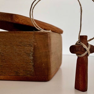 Handcrafted Small Wooden Cross With Engraved Inspirational Words With ...