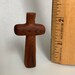 Handcrafted Small Wooden Cross With Engraved Inspirational Words With ...