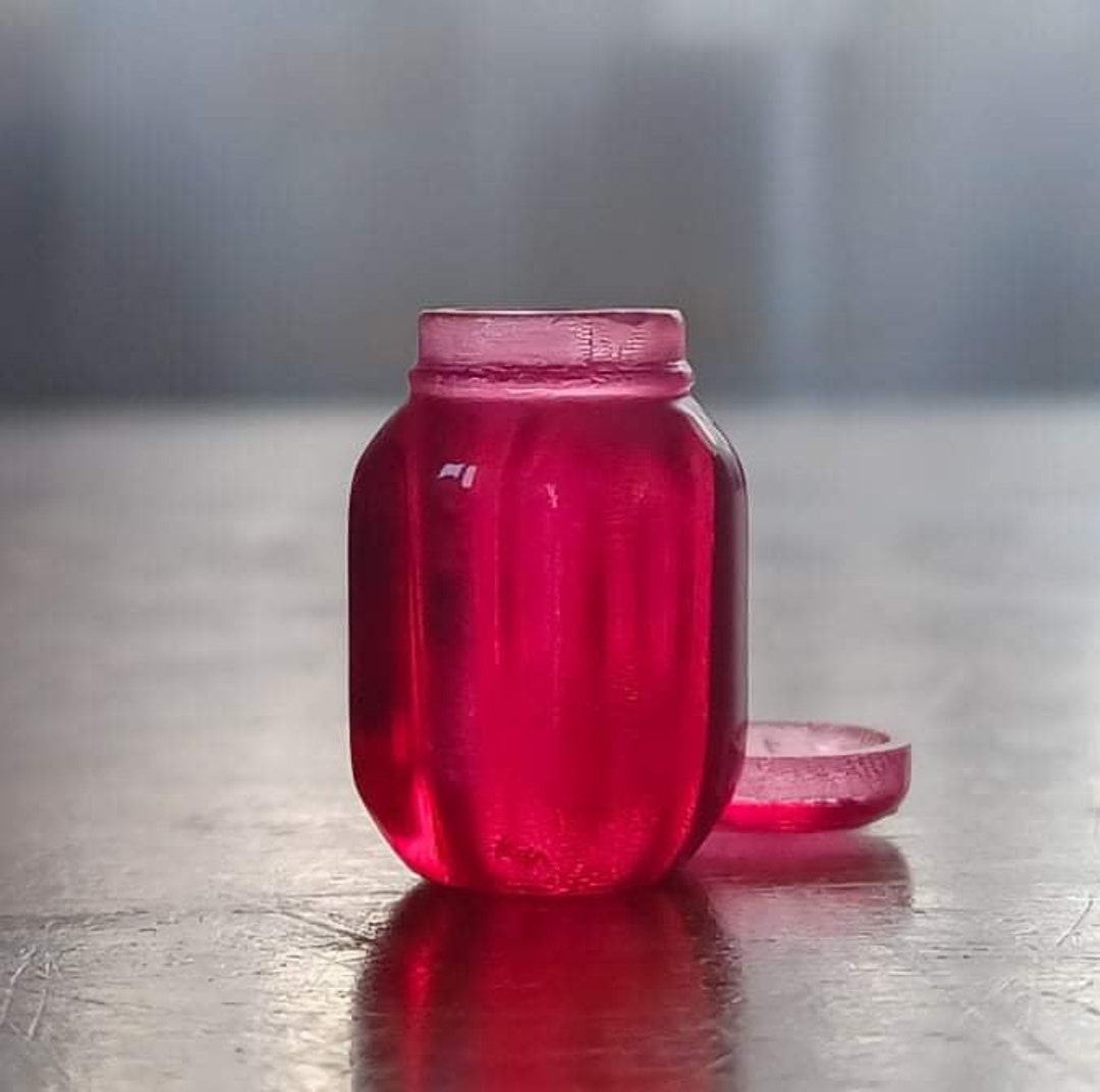 A Transparent Silicone Mold for Jewellery Diy, Miniature Jar Mold , 3d ...