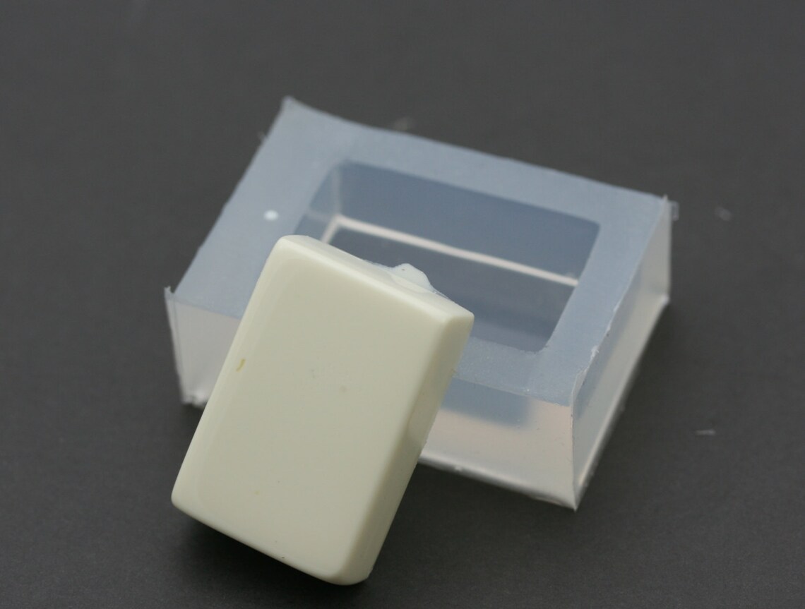 A Transparent Silicone Mold for Jewellery DIY, Cuboid/rectangle Shape ...