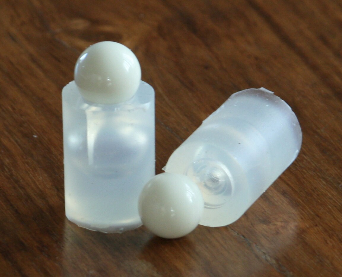 A Transparent Silicone Mold for Jewellery DIY, 2 Pieces a Sphere of 9 ...
