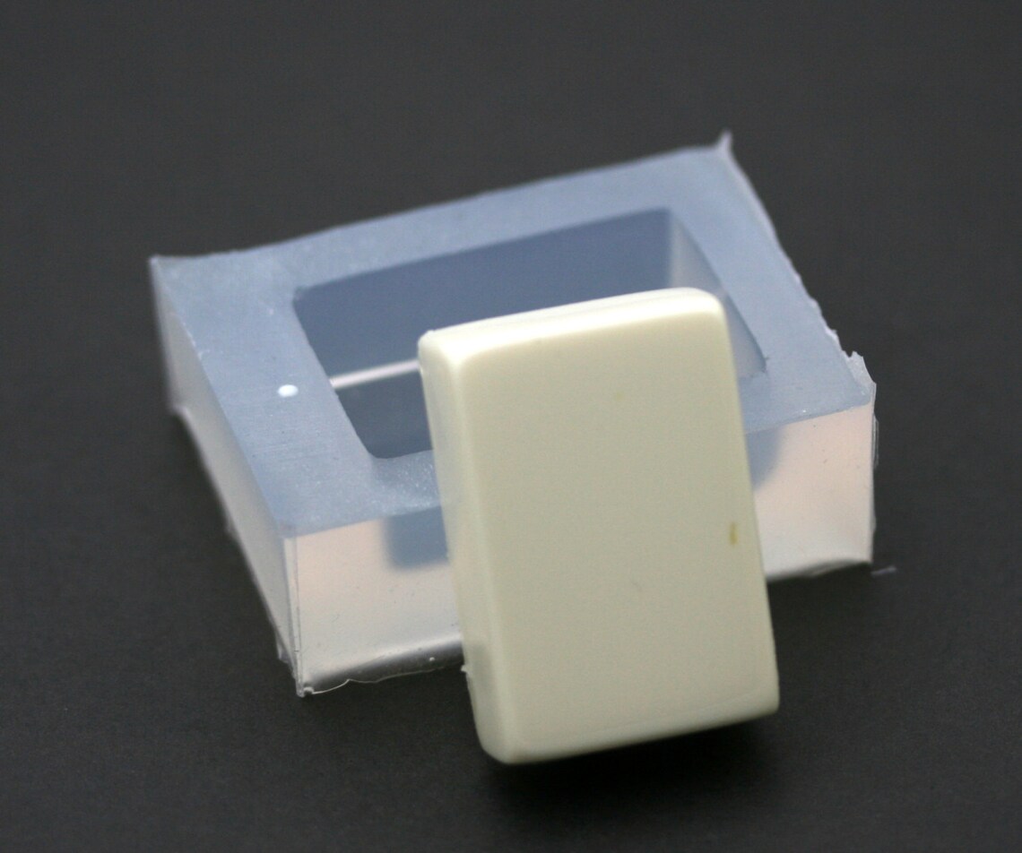 A Transparent Silicone Mold for Jewellery DIY, Cuboid/rectangle Shape ...