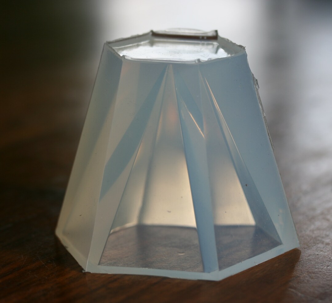 A Transparent Silicone Mold for Jewellery Diy, Hexagonal Pyramide (6 ...