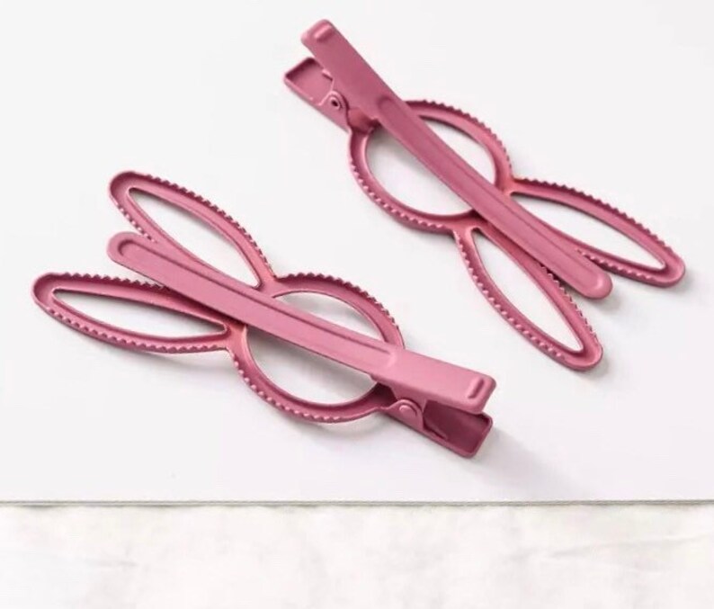 Bunny Ears Alligator Hair Clips for Little Girls and Adults - Etsy