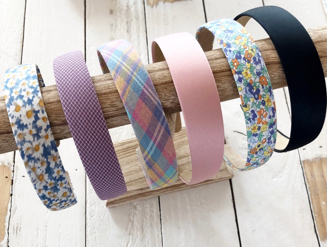 Summer Headband for Women, Patterned and Solid Color Adult Headbands ...