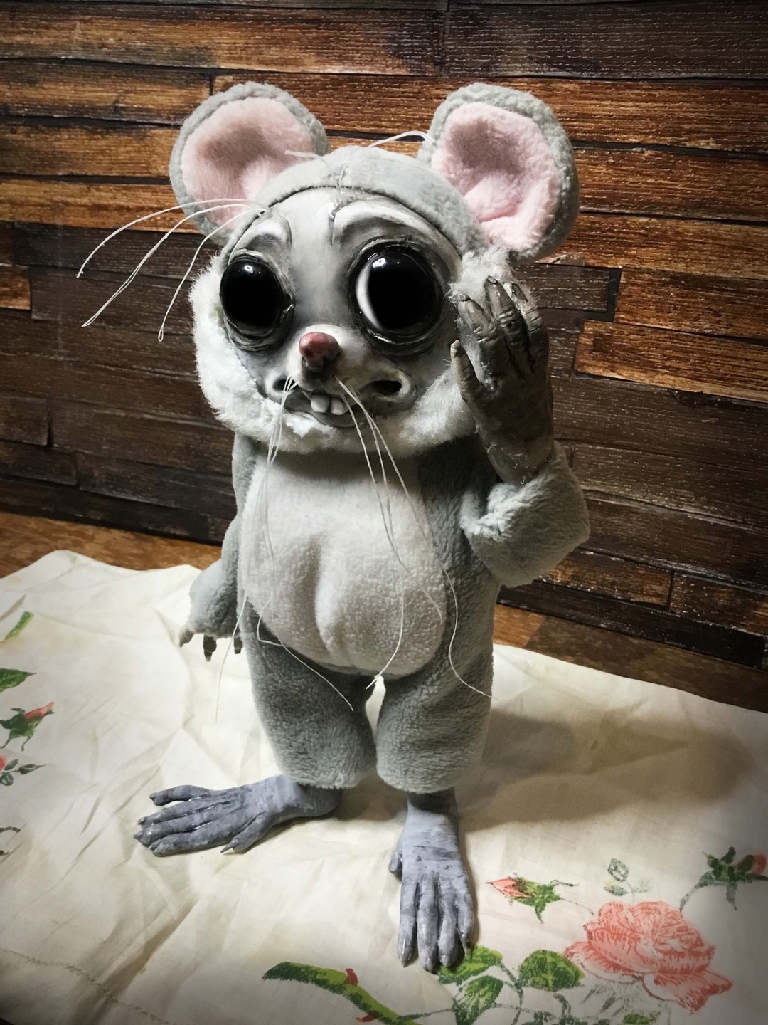 Gothic Art Doll, Mouse Art Doll, Creepy Cute Rat, Goth Art Doll, Rat ...