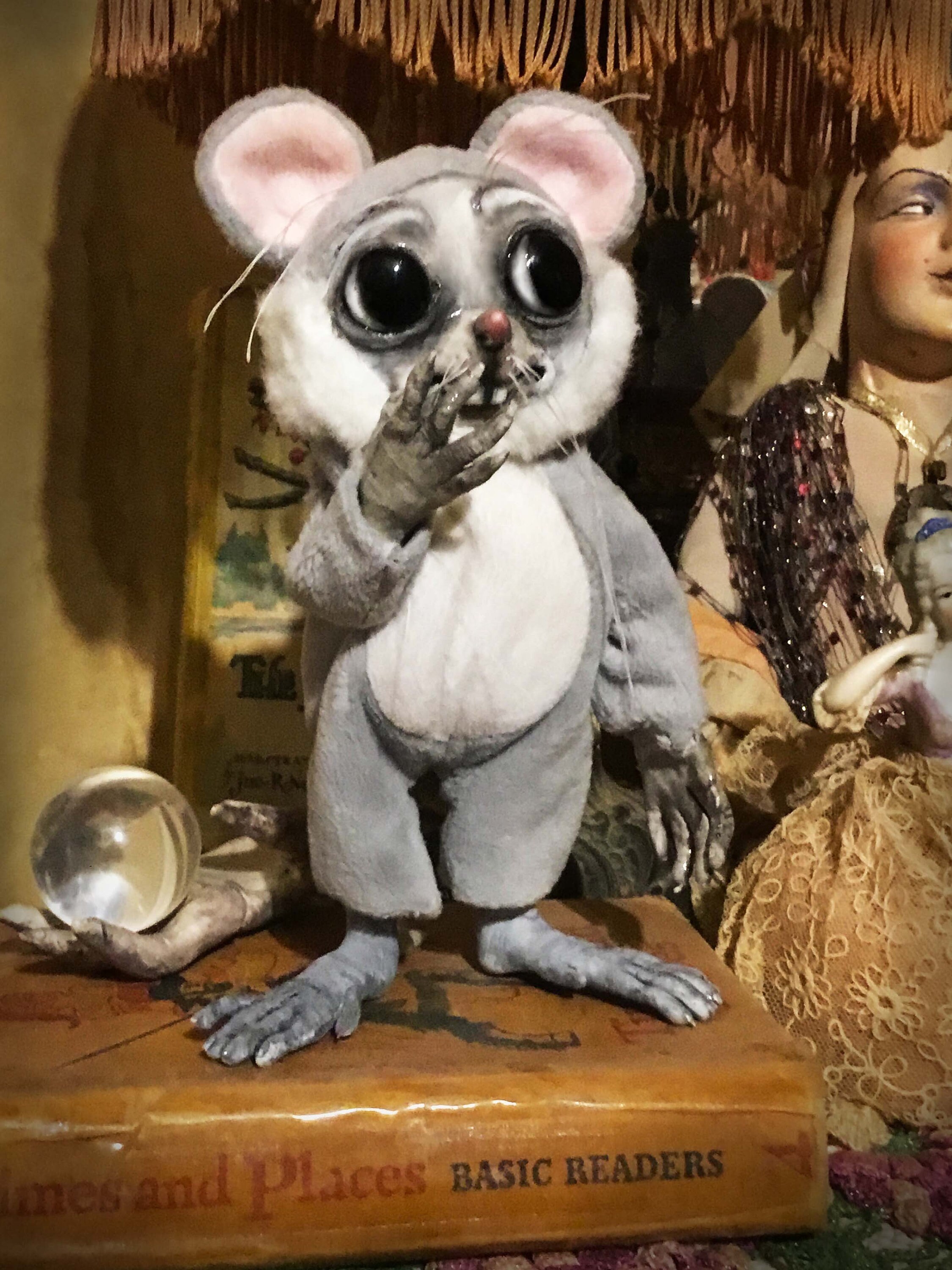 Gothic Art Doll, Mouse Art Doll, Creepy Cute Rat, Goth Art Doll, Rat ...