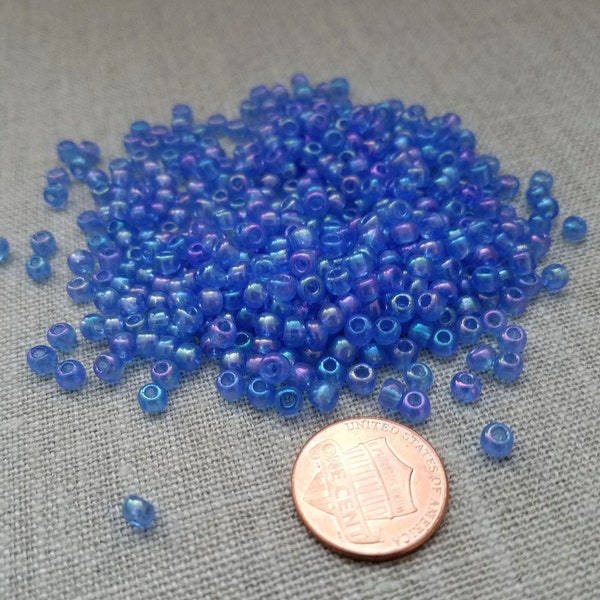 Blue Seed Beads - Etsy