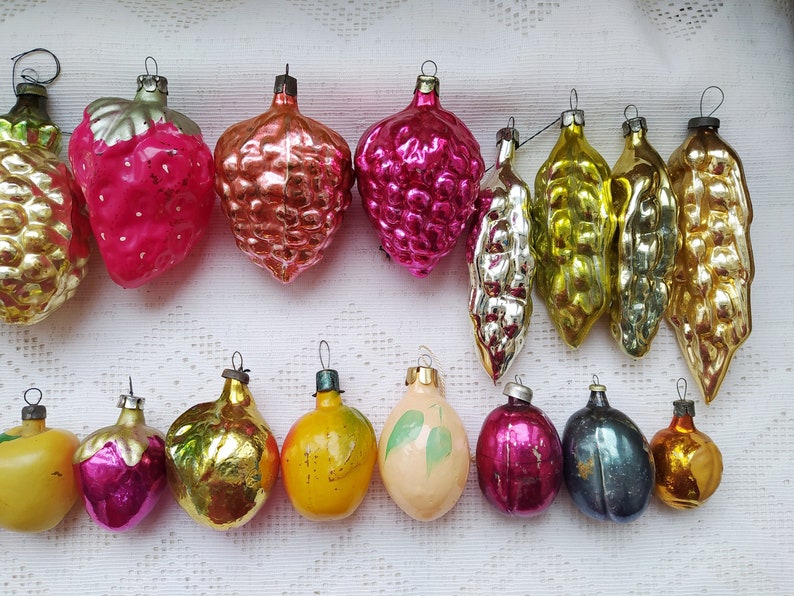 Vintage Soviet Vegetables and Fruit Christmas Tree - Etsy