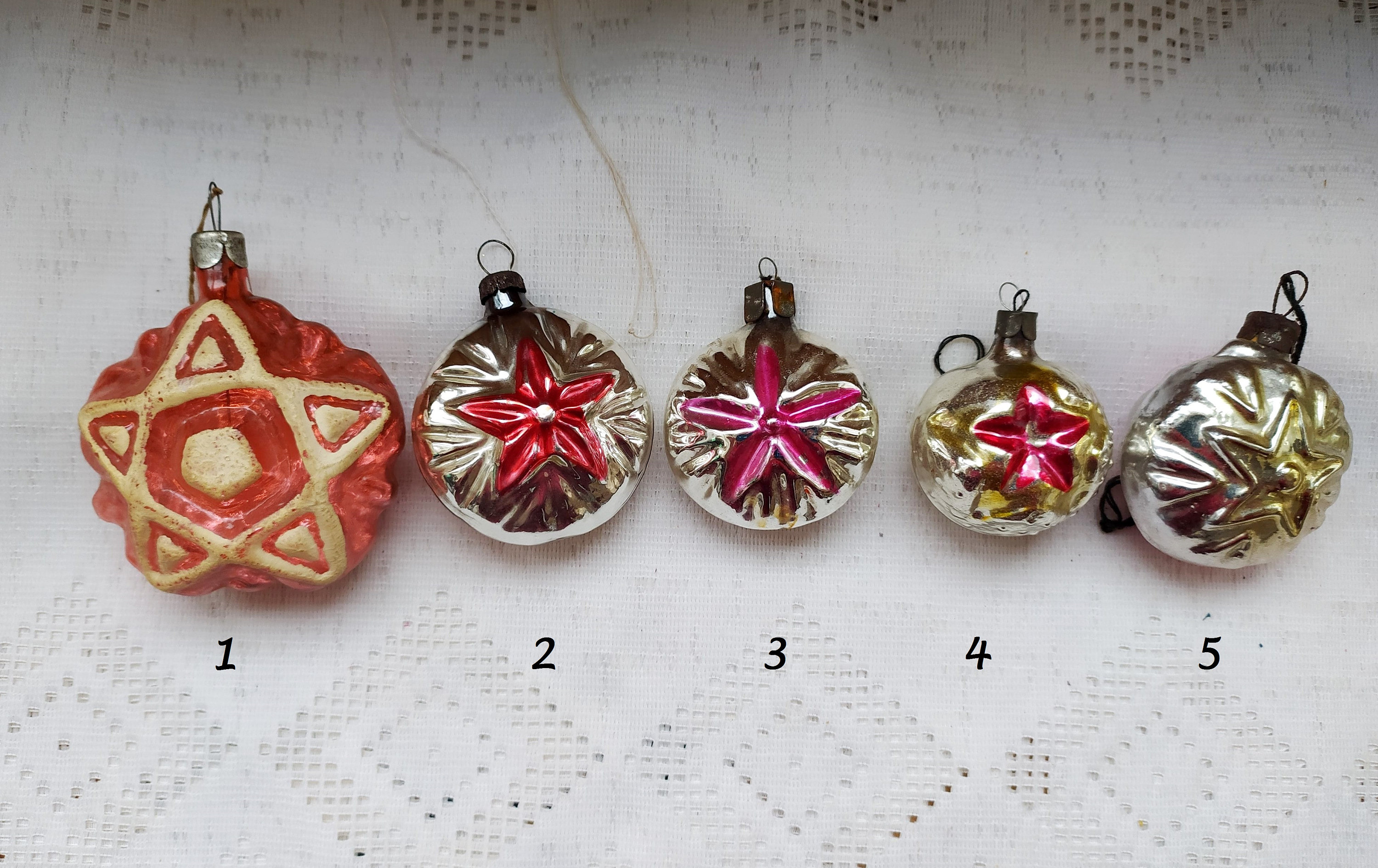 Vintage Soviet Christmas tree decoration soviet star | Etsy