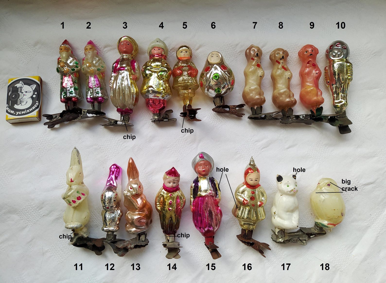 Rare Vintage Soviet Christmas Tree Decoration. Christmas Glass Ornament ...