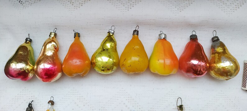 Fruits and Vegetables Christmas Tree Decorations Pear | Etsy