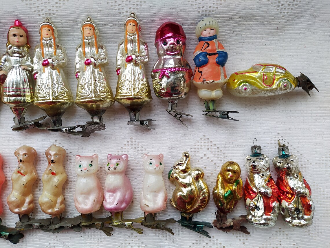 Rare Vintage Soviet Christmas Tree Decoration. Christmas Glass - Etsy