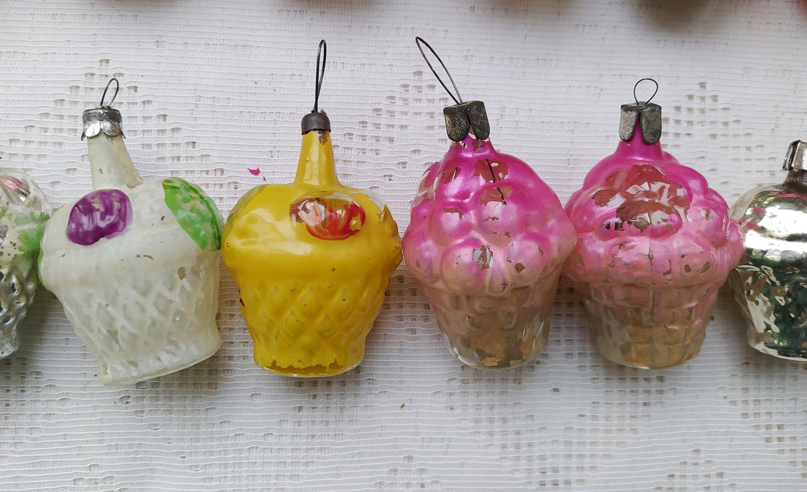 Vintage Soviet Christmas Tree Decorations Basket Christmas - Etsy