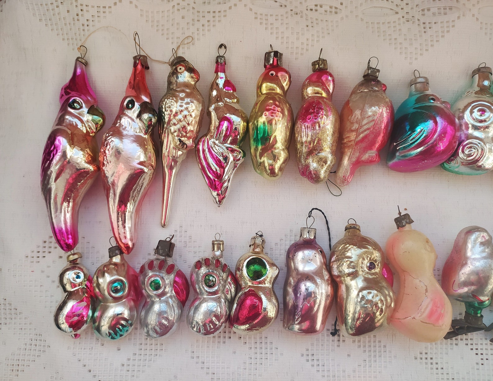 Vintage Soviet Christmas Tree Decoration Сhicken Parrot Bird | Etsy