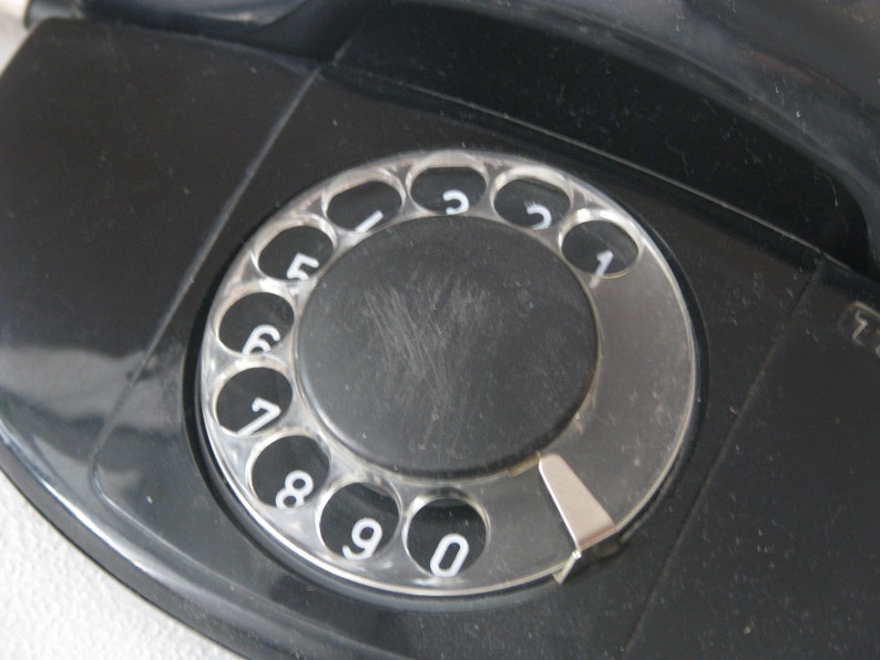 Vintage Black Rotary Phone. Soviet Vintage Made in USSR in - Etsy