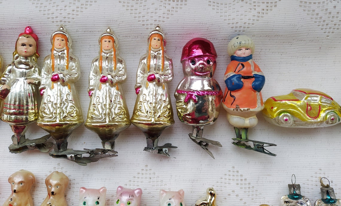 Rare Vintage Soviet Christmas Tree Decoration. Christmas Glass - Etsy