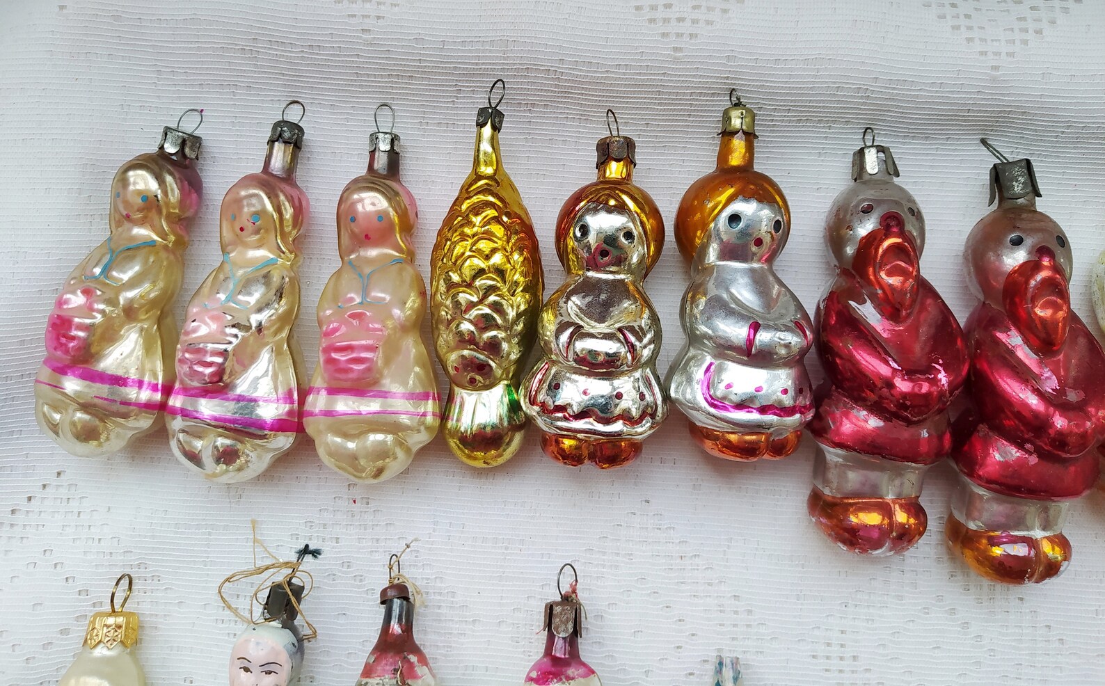 Rare Vintage Soviet Christmas Tree Decorations Maiden Girl - Etsy