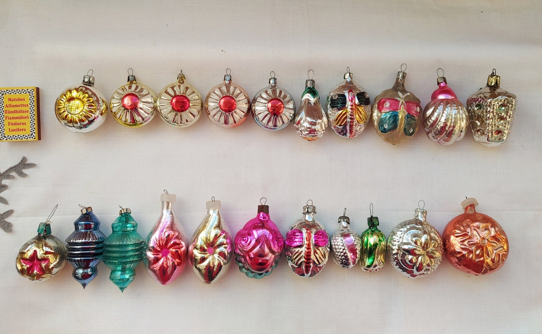 Soviet Christmas Tree Decoration, Silver Mercury Glass Christmas ...