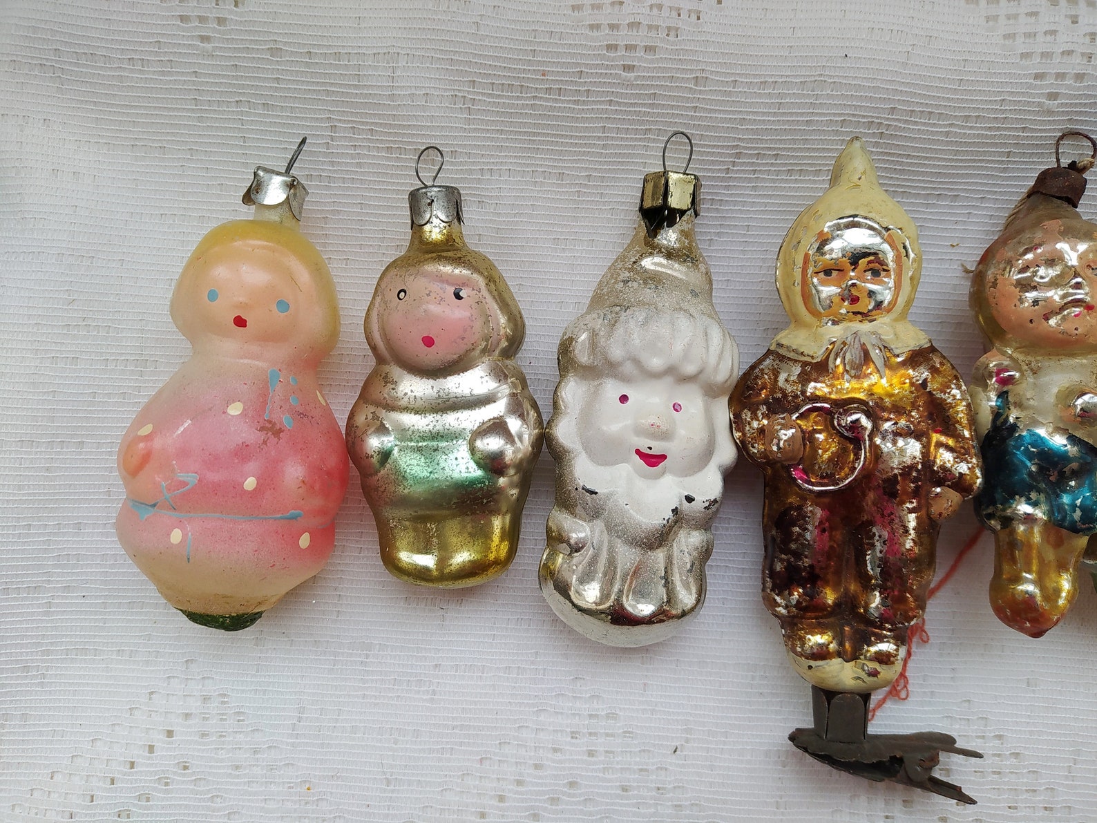 Rare Vintage Soviet Christmas Tree Decorations Maiden Girl - Etsy