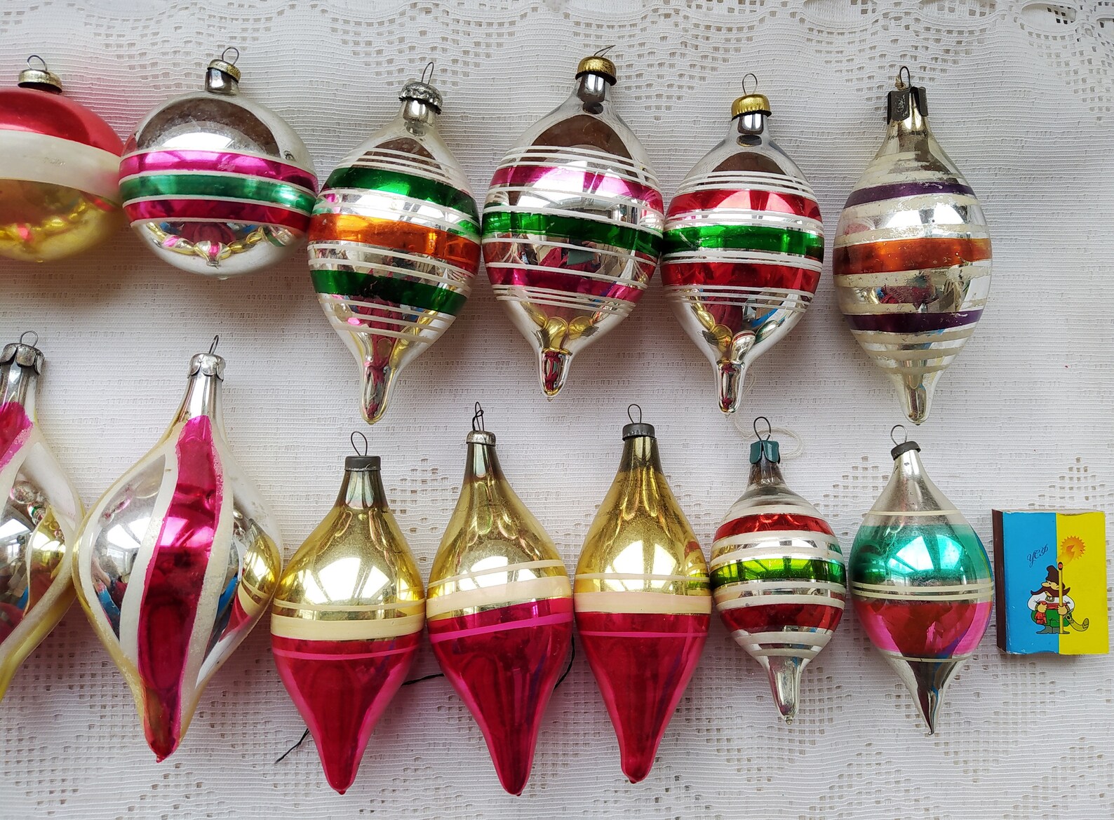 Vintage Soviet Christmas Tree Decoration Silver Glass - Etsy