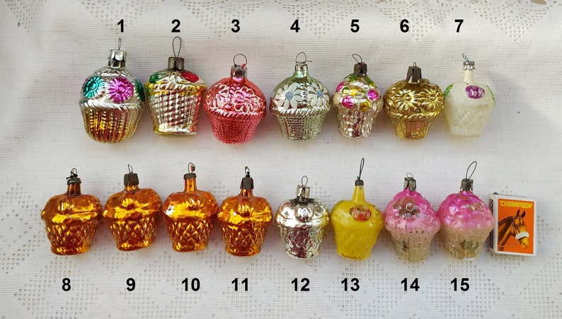 Vintage Soviet Christmas Tree Decorations Basket Christmas | Etsy