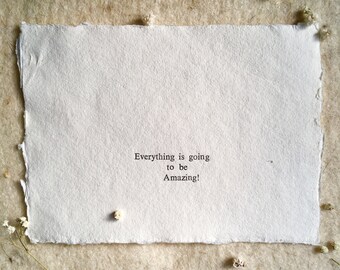 Deckle edge postcard | Etsy