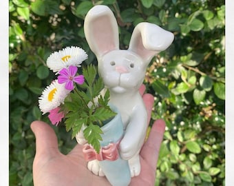 Rabbit Vase | Etsy