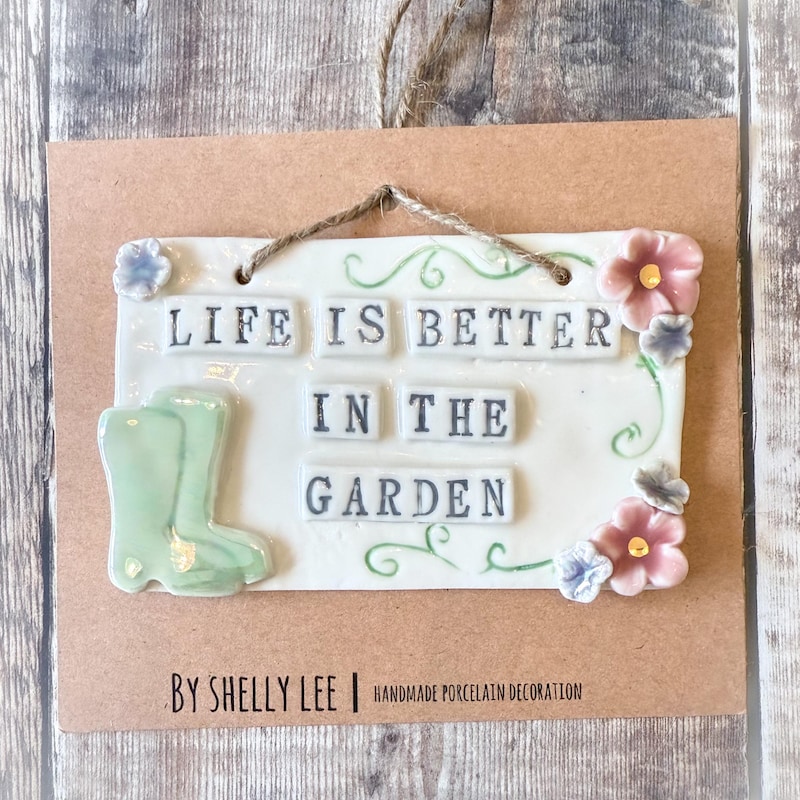 Ceramic Welcome Sign - Etsy UK