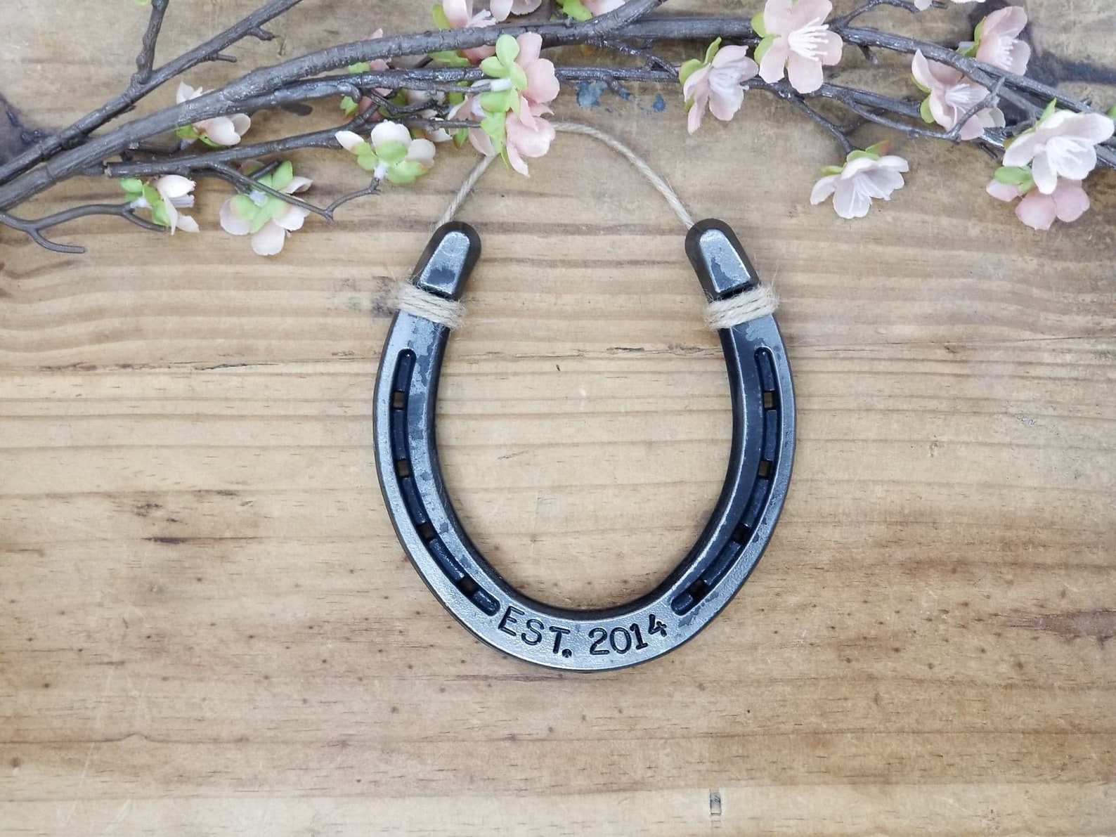 Engraved Horseshoe, Customized Western Decor, 6th or 11th Anniversary ...