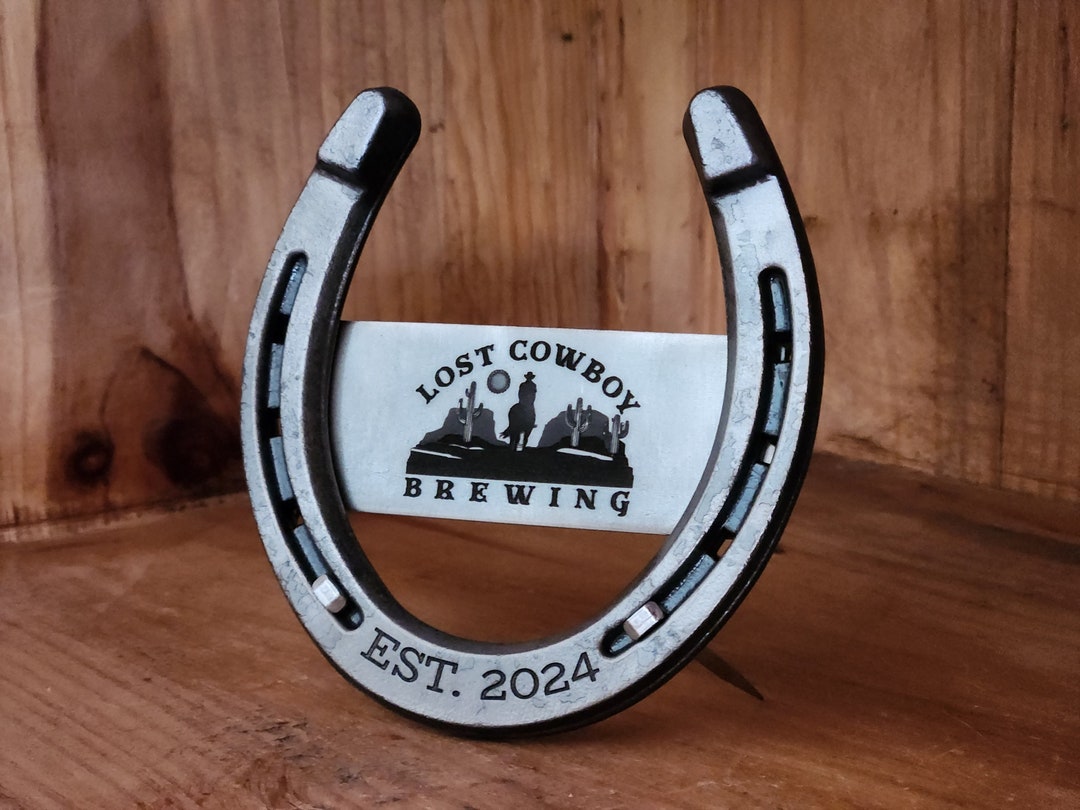 Your Own Custom Logo Engraved Horseshoe, Corporate Gift, Branded Gift ...