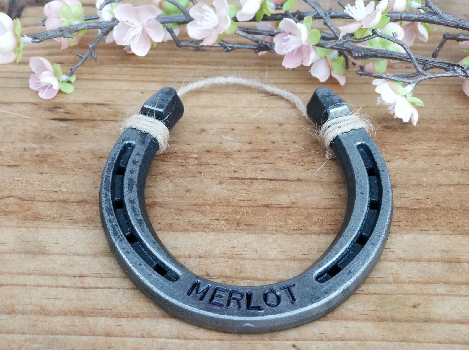 Engraved Horseshoe, Customized Western Decor, 6th or 11th Anniversary ...