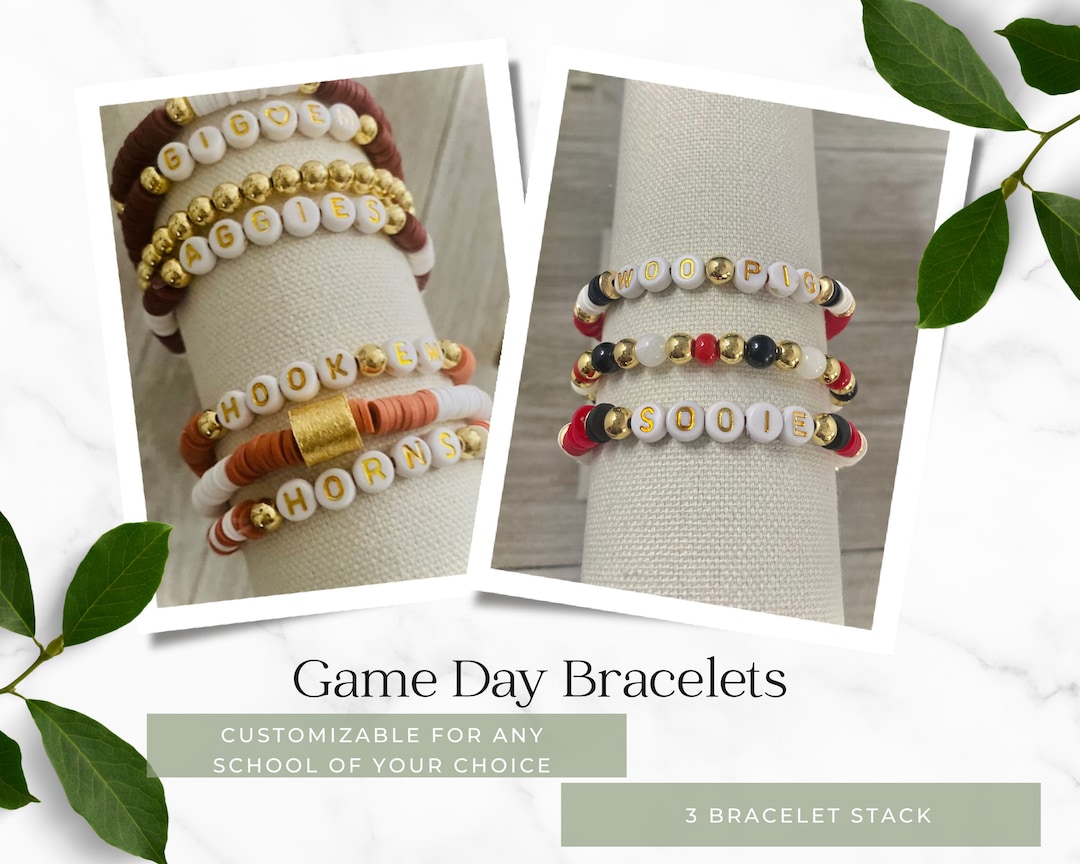 Texas A&M Bracelets, Texas Aggies, Gig Em Bracelet, Graduation Gift ...