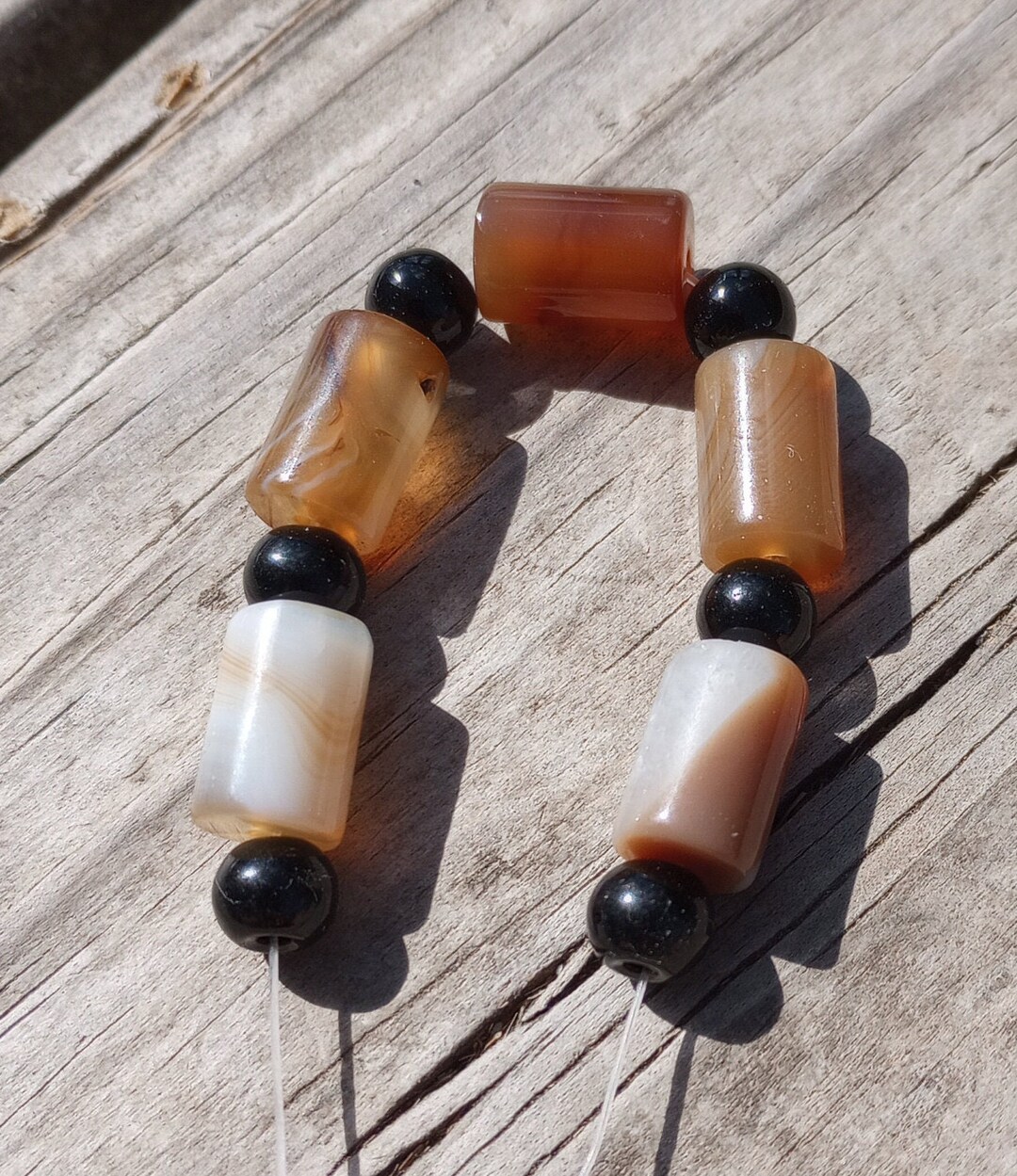 12mm Root Beer Float Agate Crystal Druzy Geode Slice 12x8mm Gemstone ...