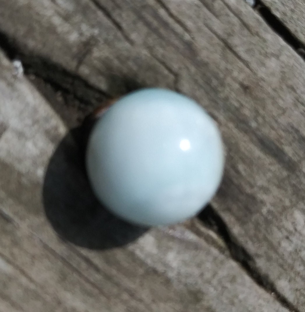 Natural República Dominicana Larimar Piedras Preciosas 10mm | Etsy España