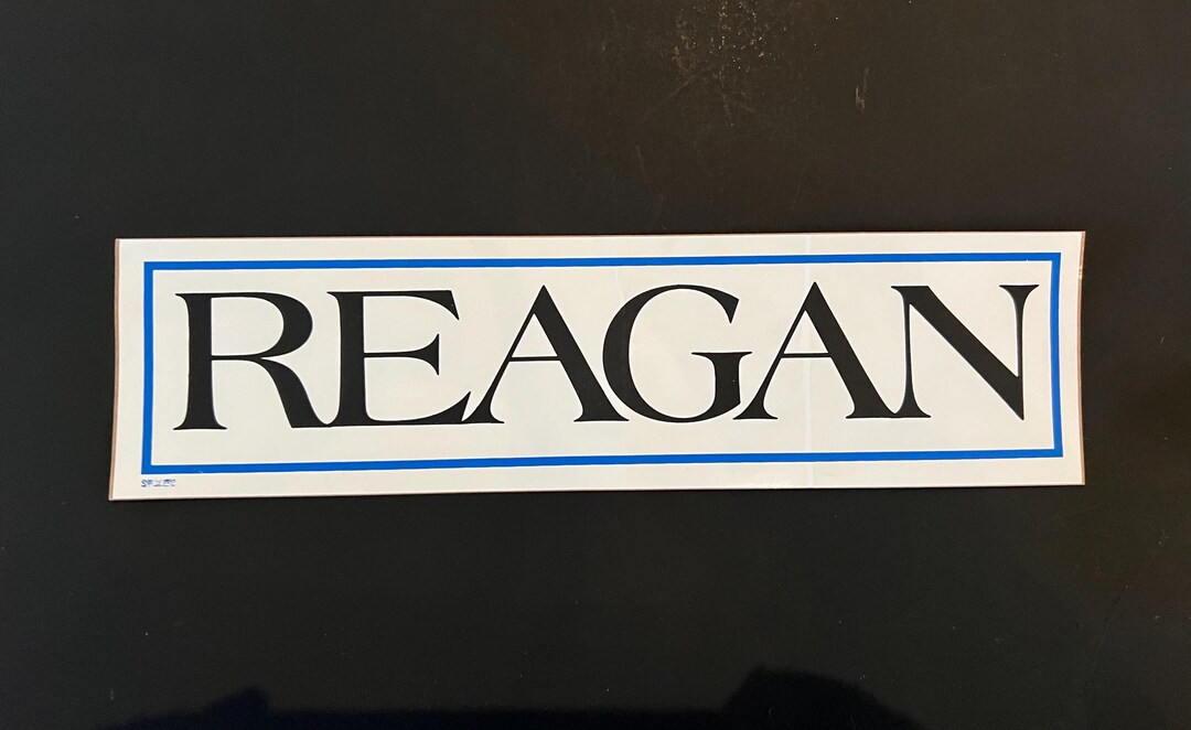 Reagan Bumper Sticker - Etsy
