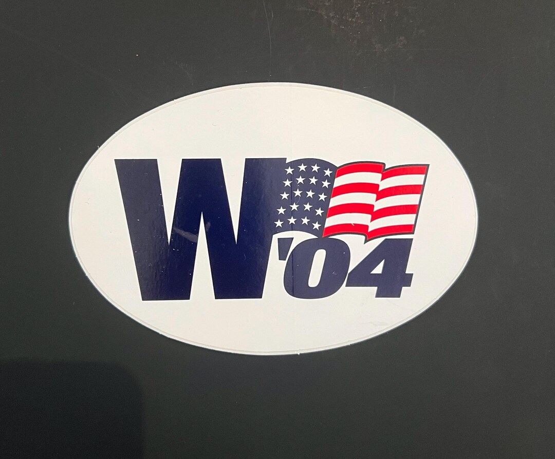 George W Bush Bumper Sticker, 04 - Etsy