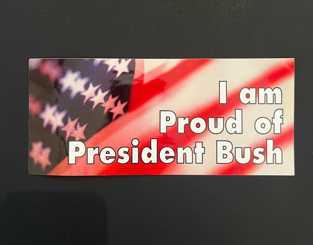 George Bush Bumper Sticker - Etsy
