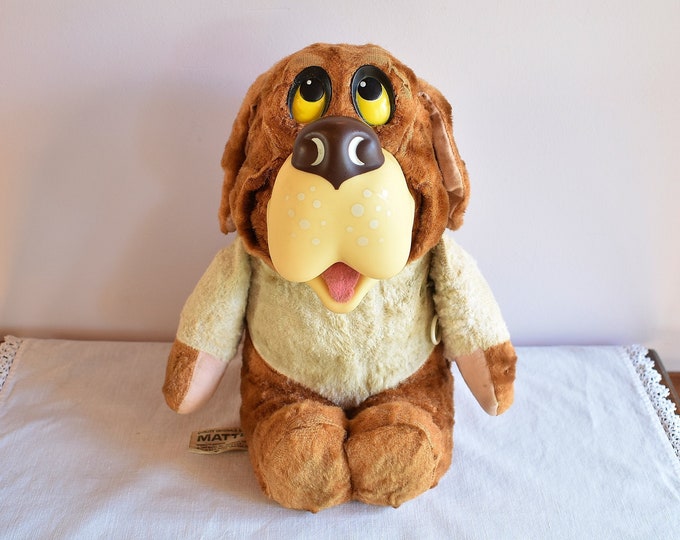 1965 Mattel Animal Yackers Bernie Bernard Talking Dog, St. Bernard ...