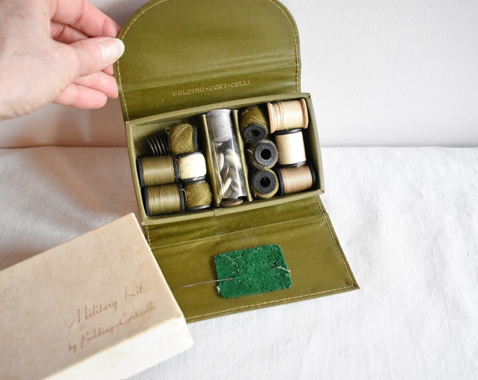Complete WWII Military Sewing Kit by Belding-corticelli, Military Field ...