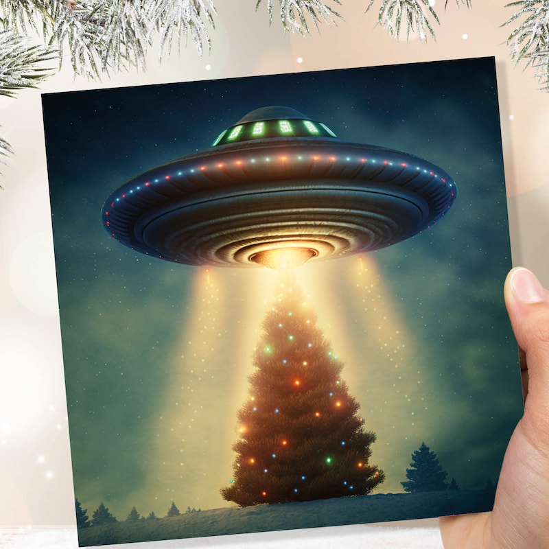 Christmas Star Card - Etsy