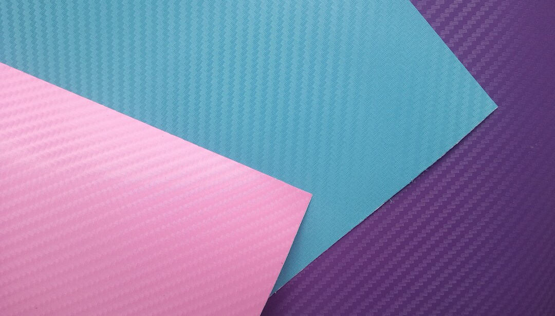 A4/A5 Sticky Back Paper Sheets, Carbon Fiber Design, 3 Colors. Self ...