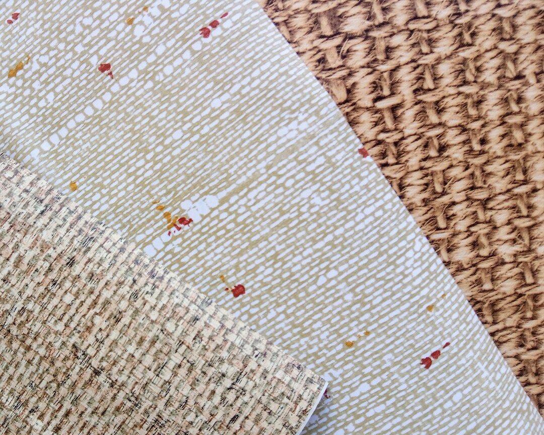 A4/A5 Sticky Back Paper Sheets Natural Hessian/tweed Designs. Self ...