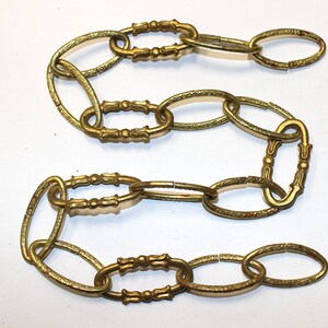 24" Vintage 60's Chandelier CHAIN, Unique Design, Light to Mid Weight K ...