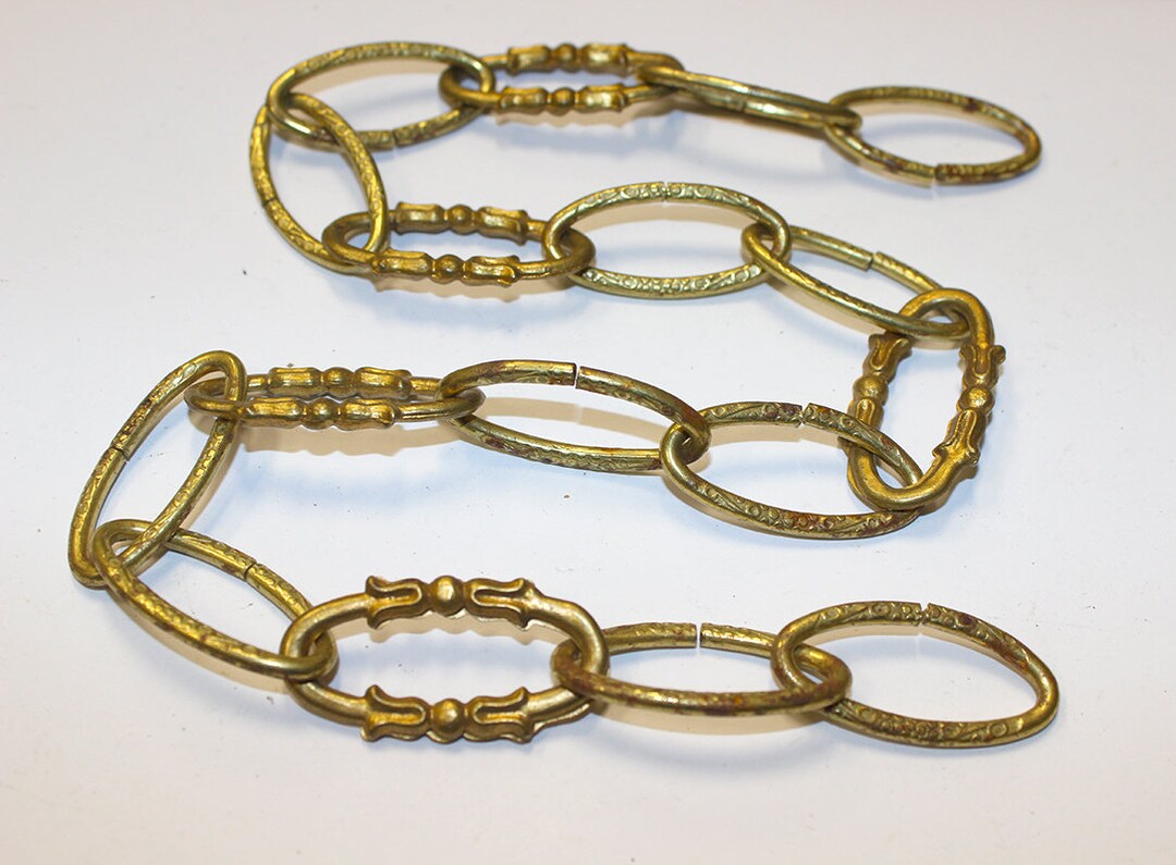 24" Vintage 60's Chandelier CHAIN, Unique Design, Light to Mid Weight K ...