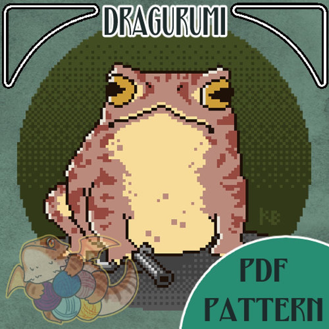 Threat Level: Toad Frog Counted Cross Stitch Digital Pattern - Etsy
