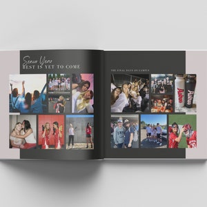Canva Template | High School Memory Book | DIY Canva Photo Book ...