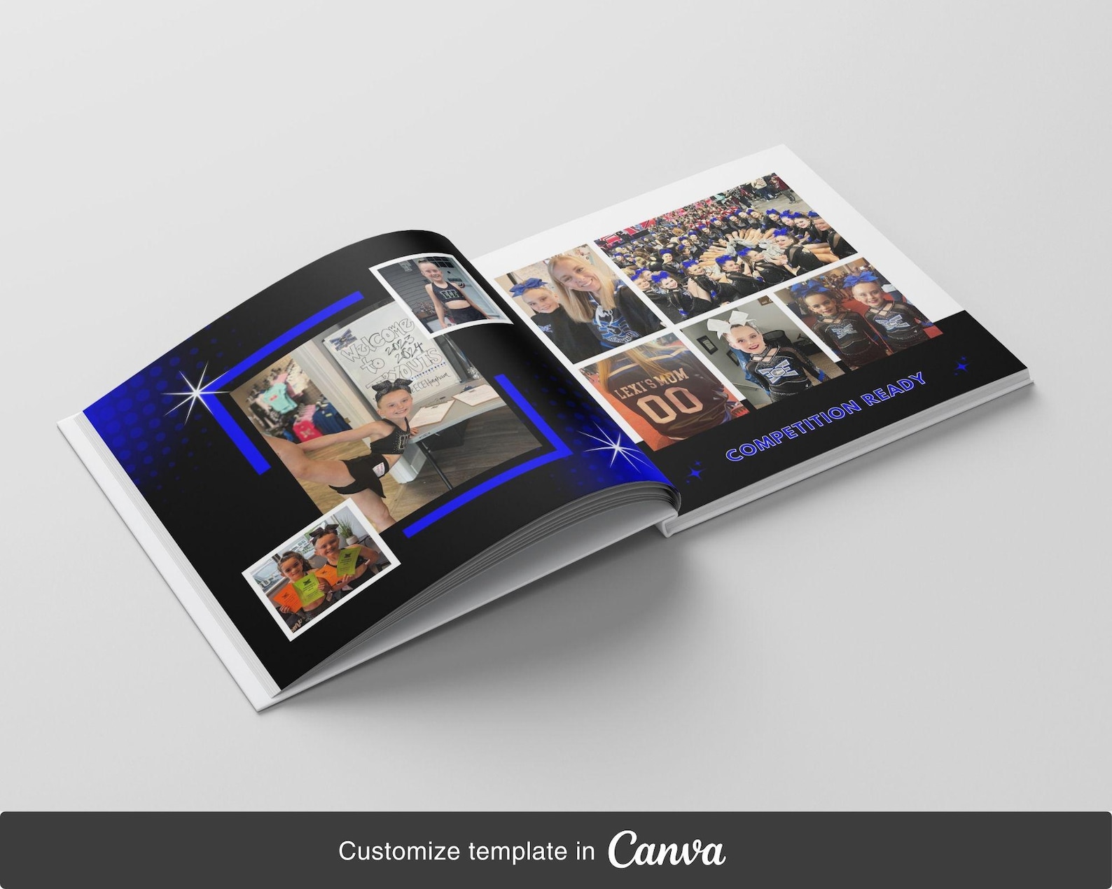 Canva Template | Cheer Memory Book | DIY Canva Photo Book | Digital ...