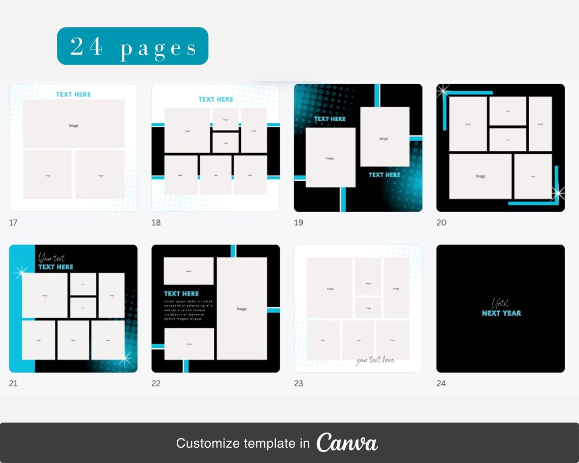 Canva Template Cheer Memory Book DIY Canva Photo Book Digital ...